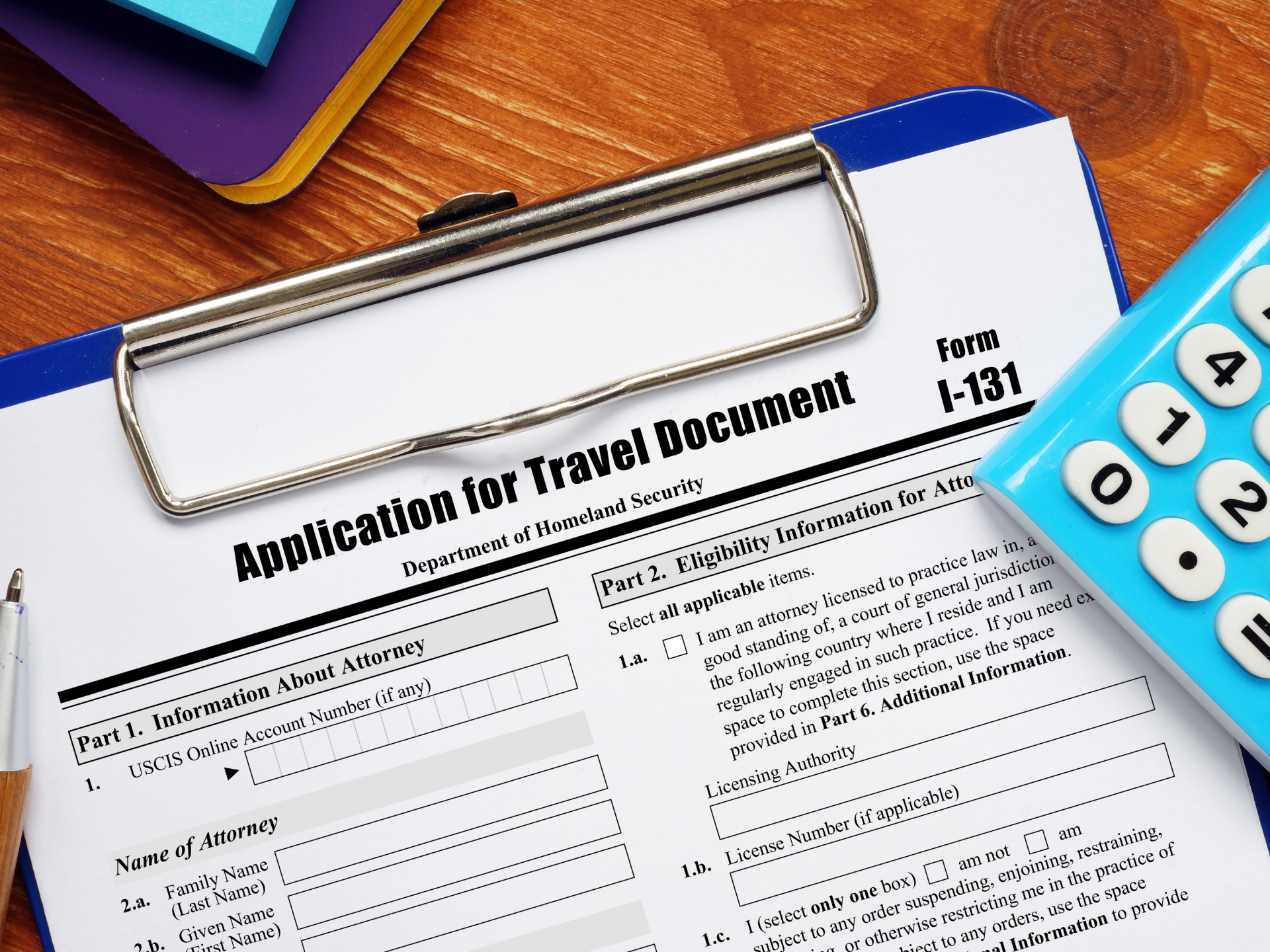 Application for Travel Document: Form I-131 Explained - Cohen, Tucker ...
